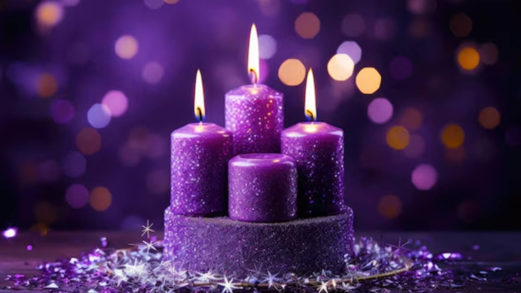 Velas moradas: Un símbolo de poder, espiritualidad y transformación